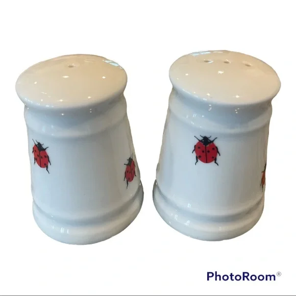 Kitchen | Vintage Porcelain Ladybug Salt Pepper Shakers | Poshmark